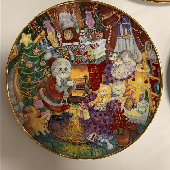 Bill Bell | Other | Bundle Of Bill Bell Cat Lovers Decorative Plates ...